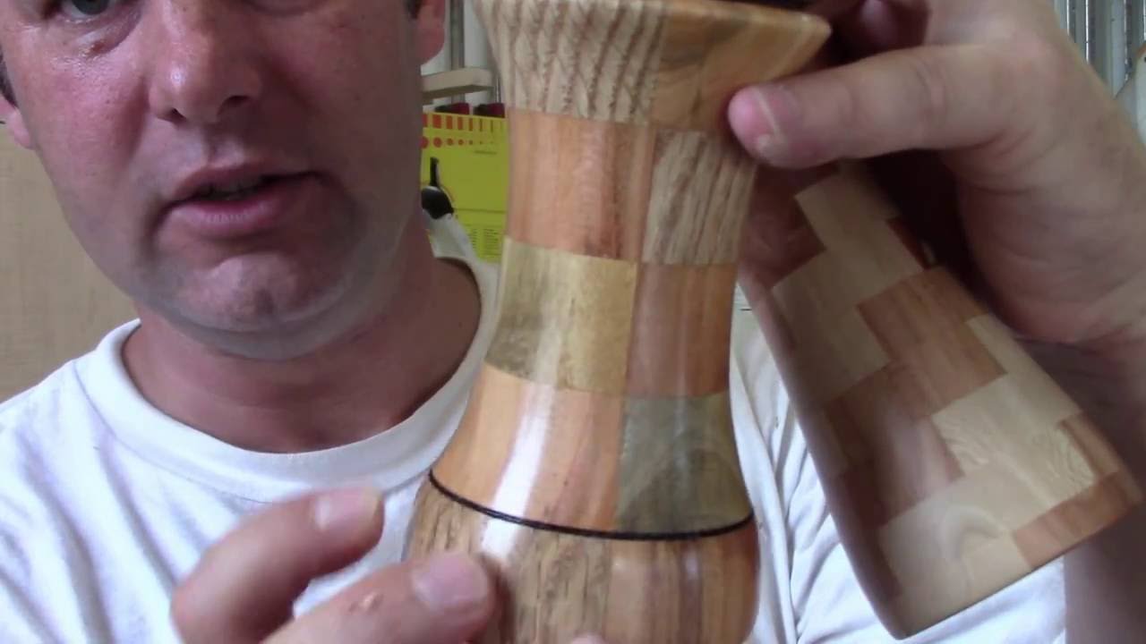 Segmented antique peppermill - YouTube