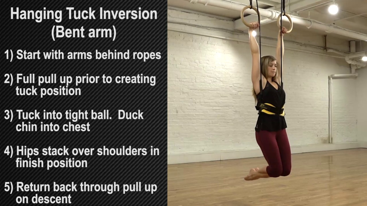 Ring Thing (Hanging Tuck Inversion - Bent Arm) - YouTube