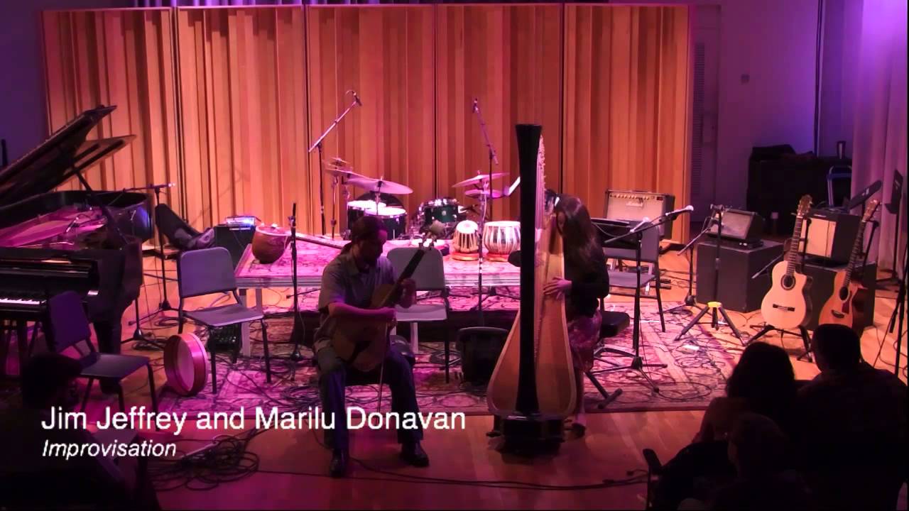 Playful Banter (Bowed Guitar, GuitarViol and Harp) - YouTube