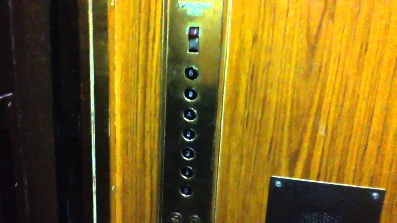 AMAZING 1940 Otis Single Speed Traction Elevator At An ?? Location In ...