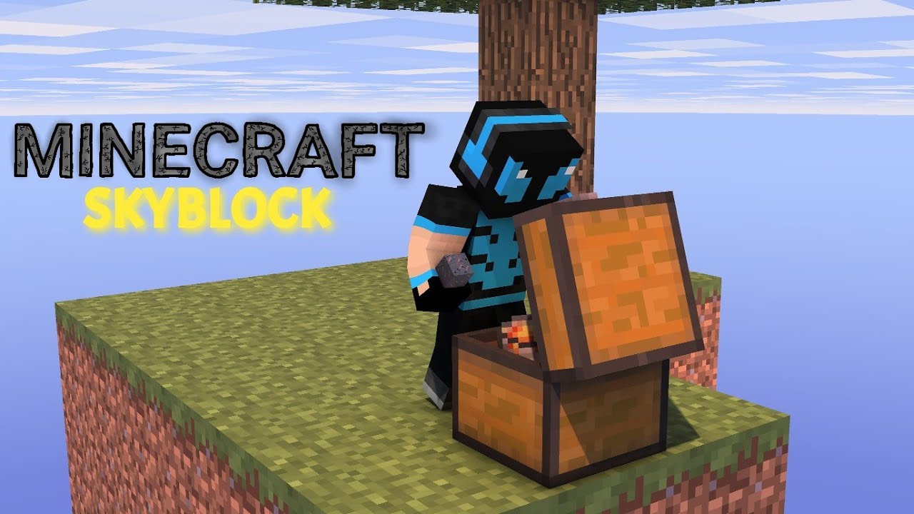 Nova ilha e novos desafios! ^_^ (SkyBlock Minecraft #3) - YouTube