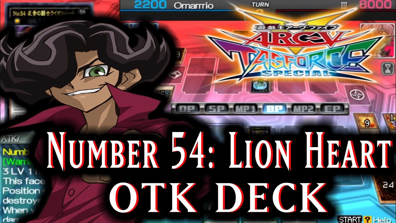 Number 54: Lion Heart OTK Deck - Yu-Gi-Oh! Arc-V Tag Force Special #135 ...