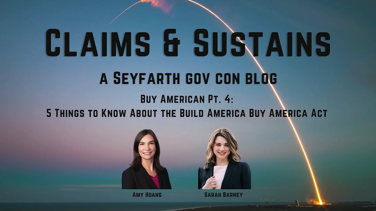 Buy American Pt. 4: 5 Things to Know About the Build America Buy ...