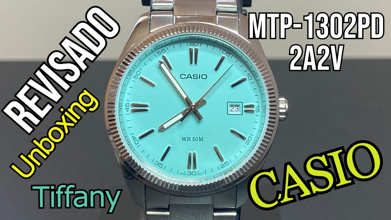 ¿Ya conoces al casio TIFFANY? ¿Tan bueno como parece? MTP-1302D-2A2V ...