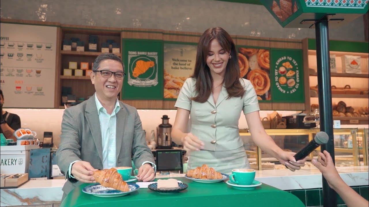 Jollibee Group opens first Tiong Bahru Bakery in the Philippines - YouTube