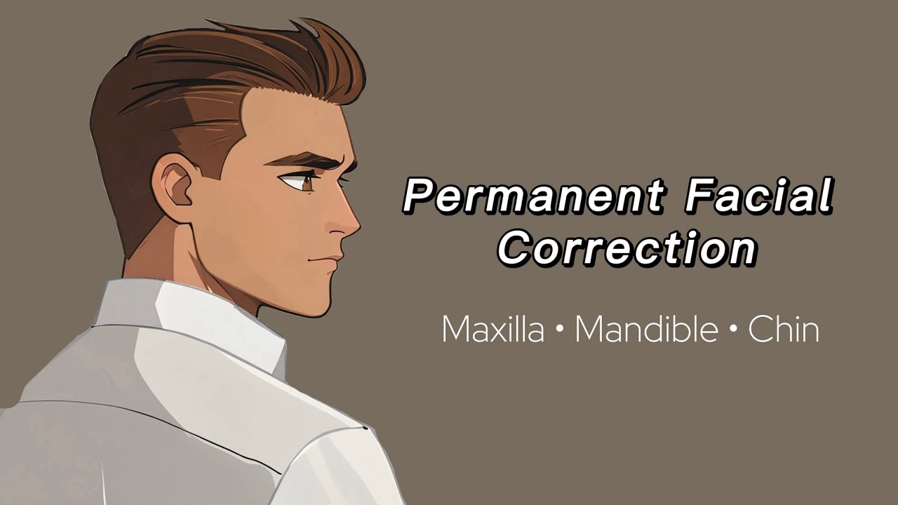 Correct Downward Growth | Perfect Maxilla + Mandible + Chin | Permanent ...