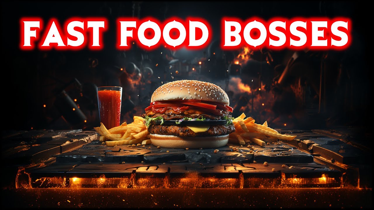 Fast Food Menu Items as Game Bosses - YouTube
