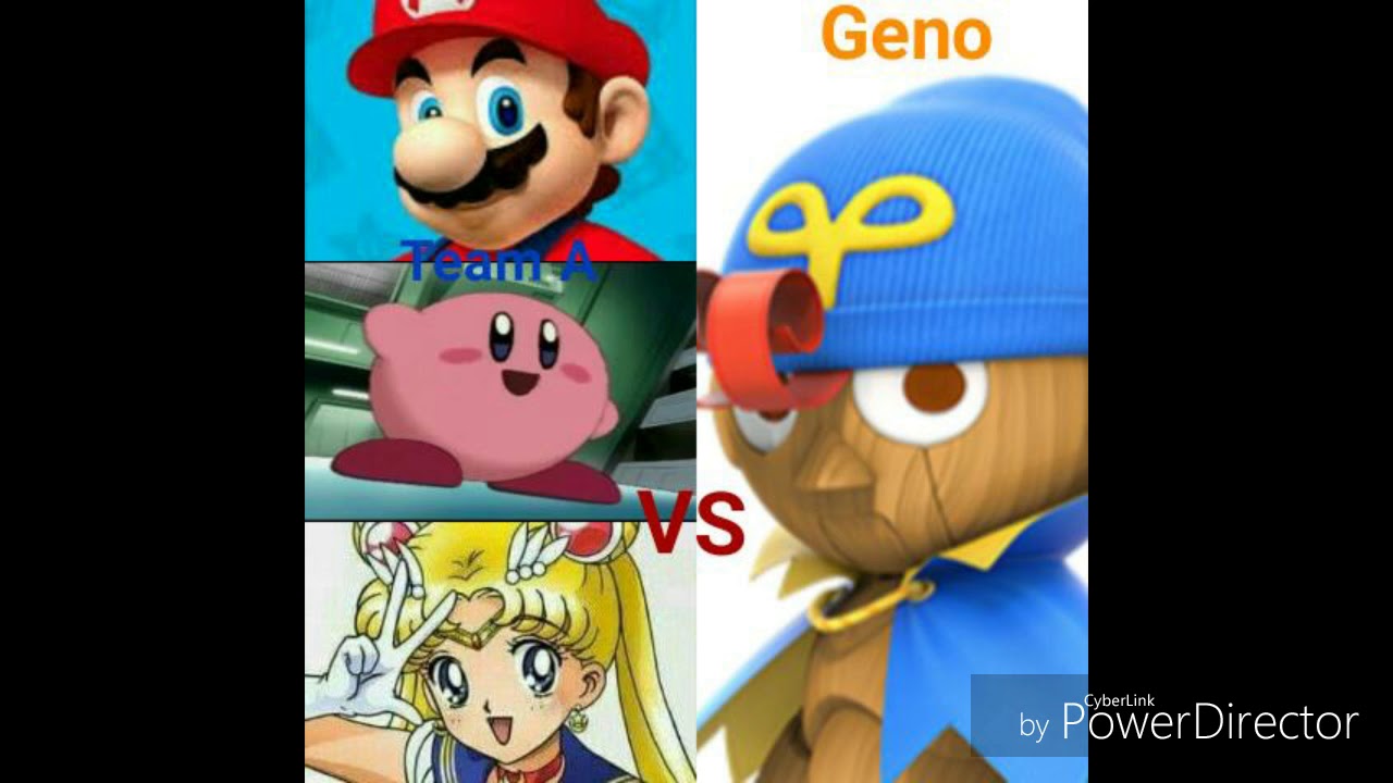 SSB4 Grand Smash Games Stage 4 Round 1 (Boss Battle) Team A VS Geno ...