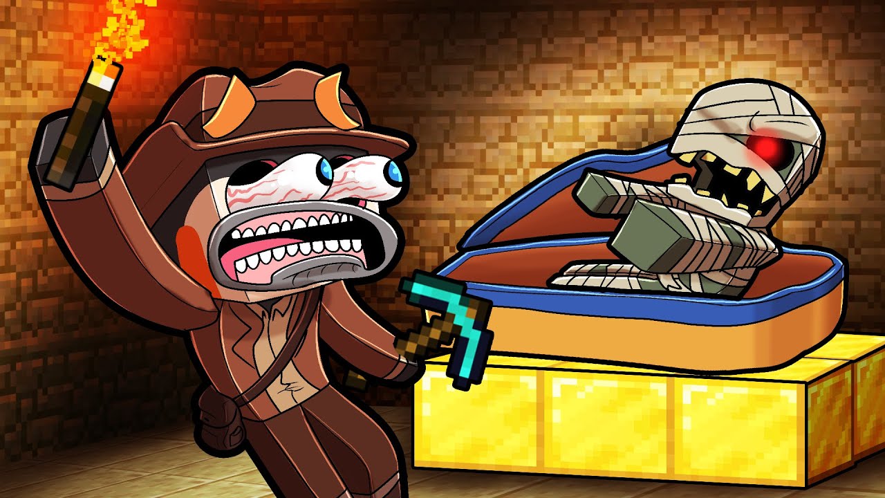 Secrets of EGYPTIAN MUMMY Sarcophagus! (Minecraft) - YouTube
