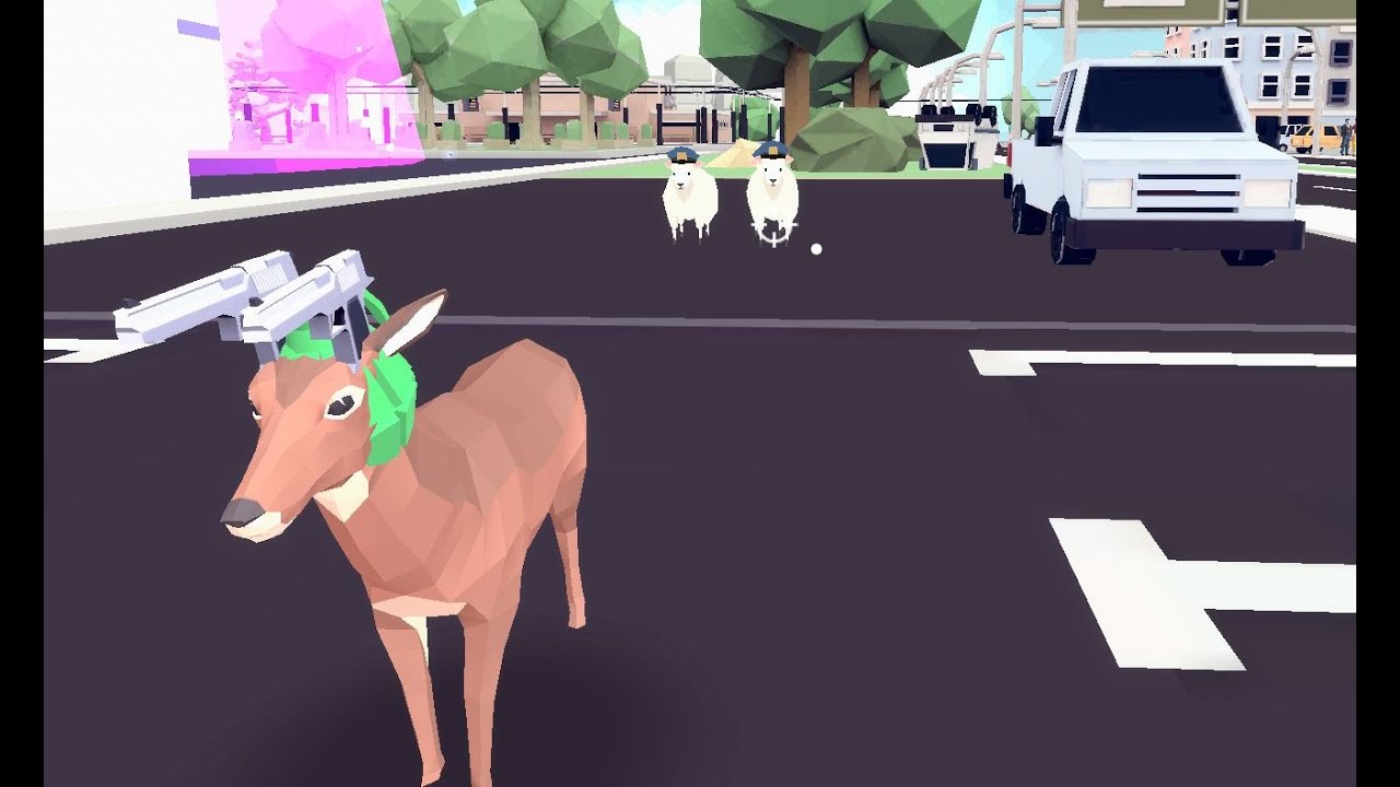 getting hunted by the police in DEEEER simulator - YouTube
