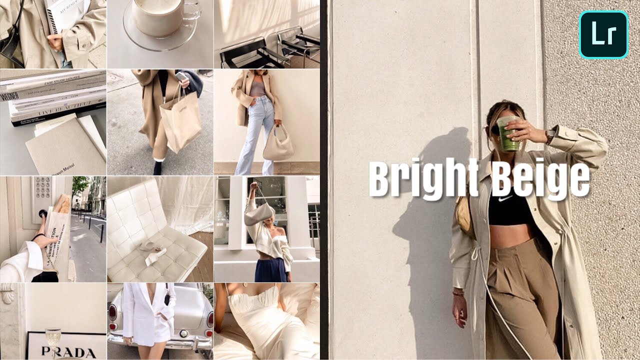 Effortlessly Elegant! Bright Beige Lightroom Preset for Bright Tones ...