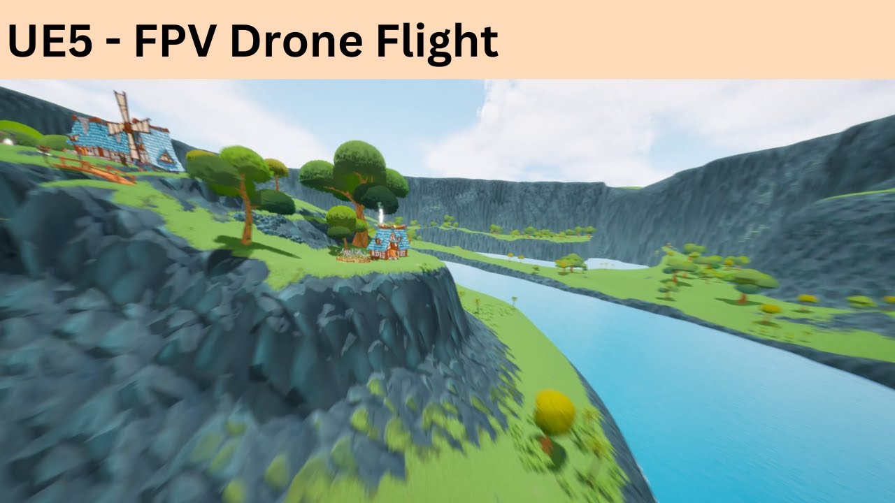 Unreal Engine - FPV Drone Flight - YouTube