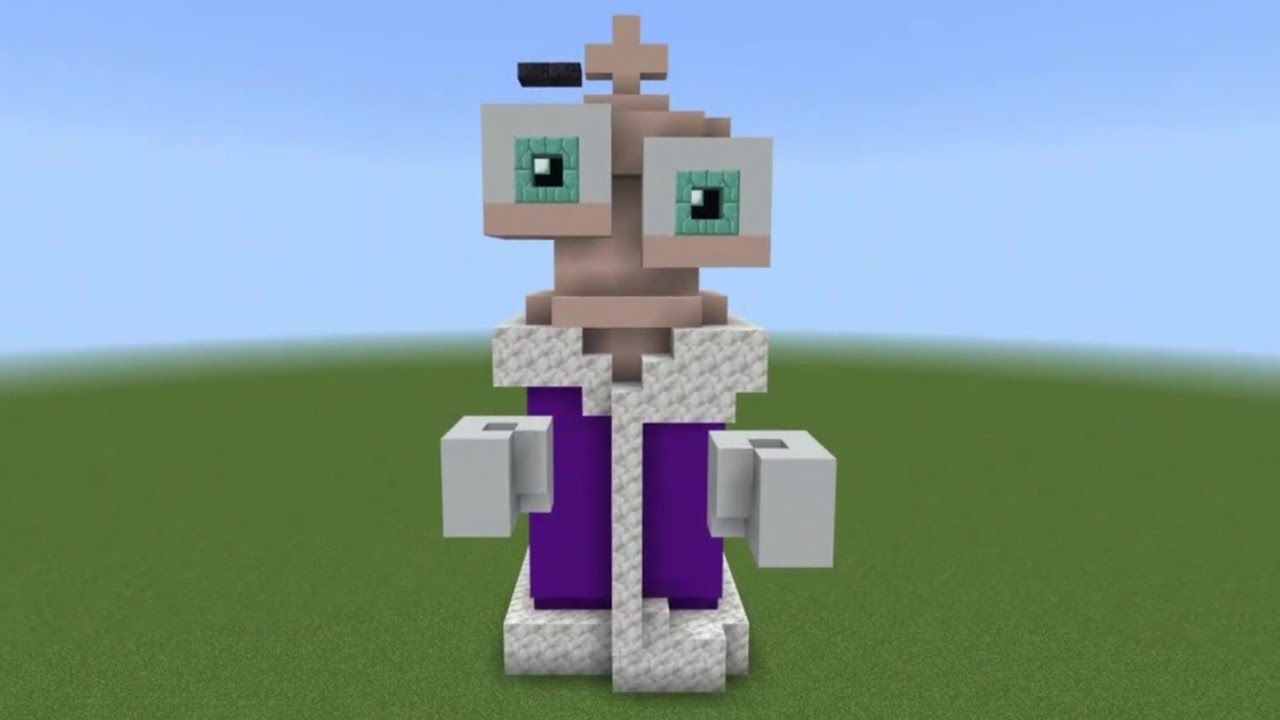 How to build Kinger from The Amazing Digital Circus in Minecraft - YouTube