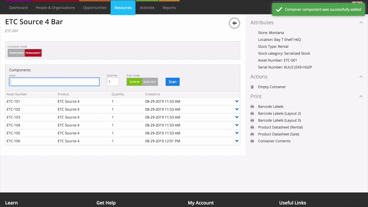 Permanent Containers | Current RMS - YouTube
