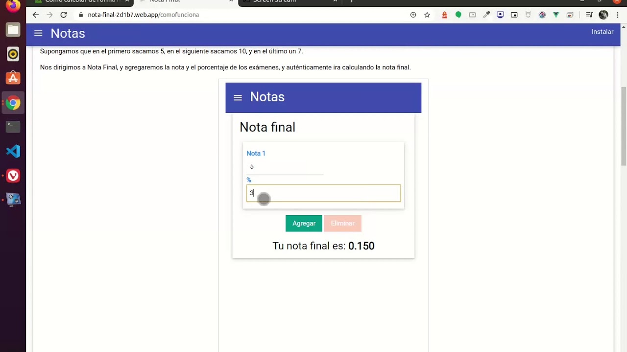 Como calcular de forma rápida tu nota final o el promedio del semestre ...
