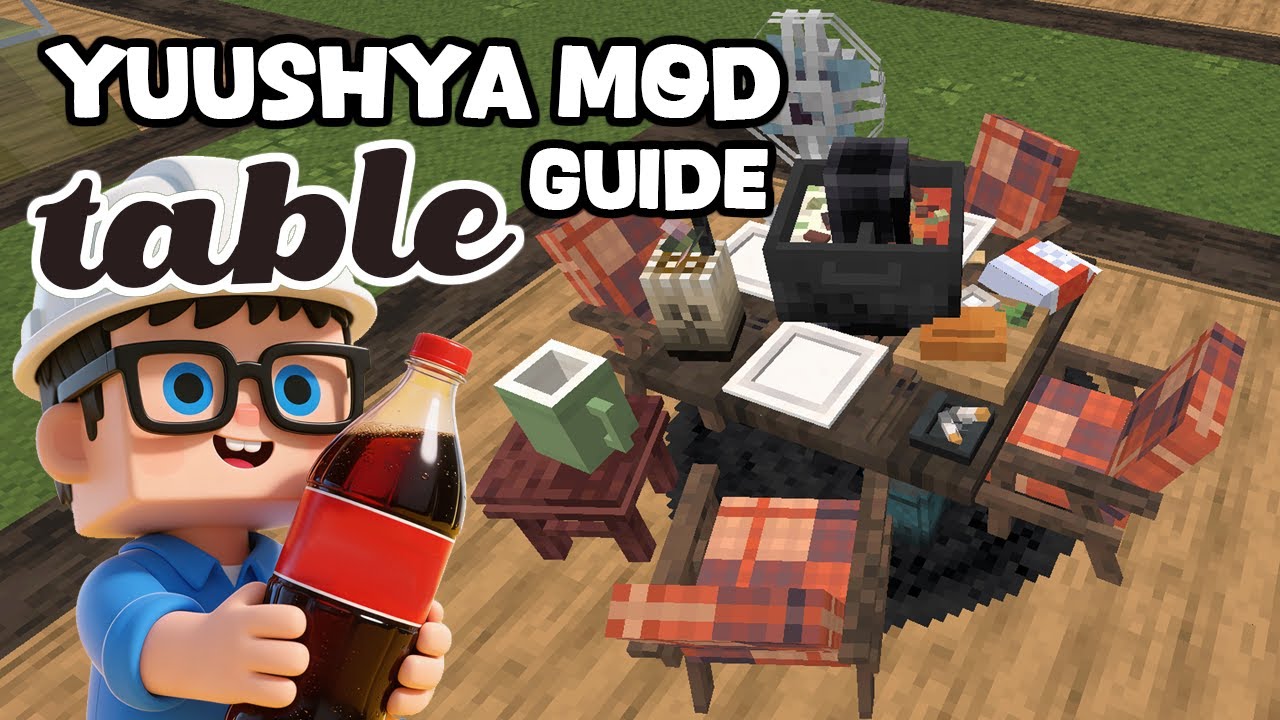 Filling a Table with the Yuushya Mod: Creative Minecraft Tutorial ...