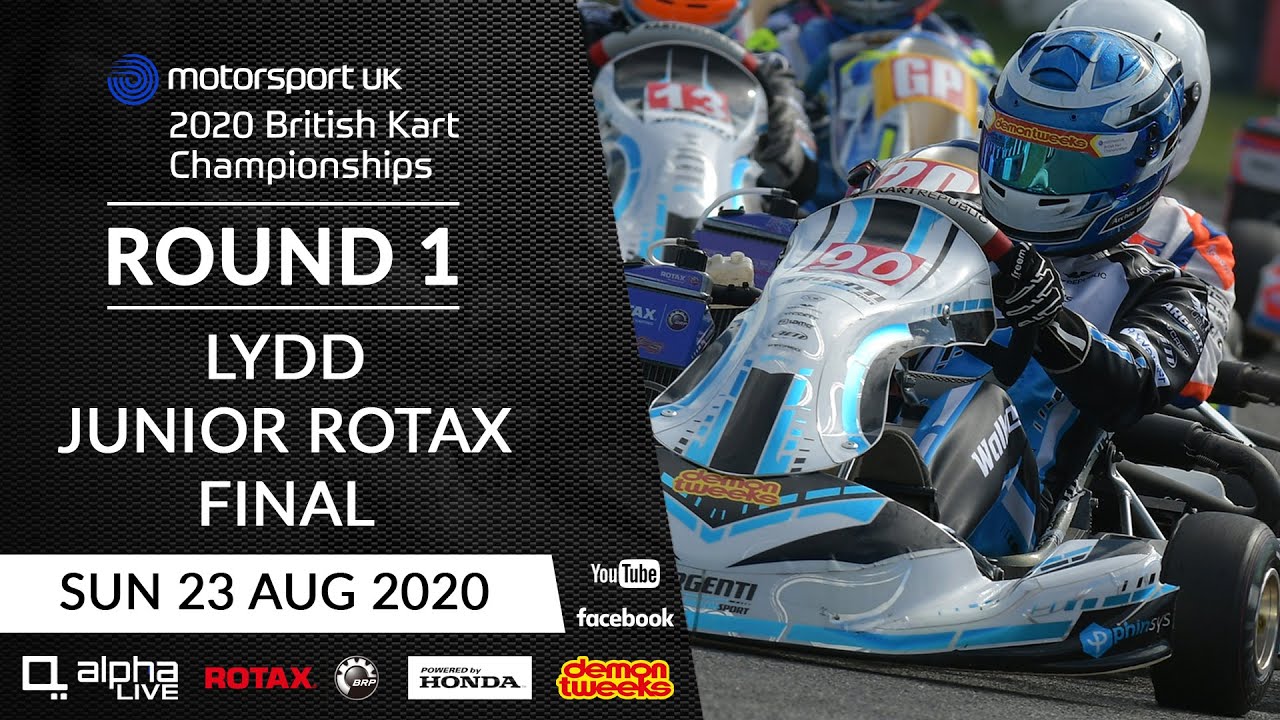British Kart Championships: Rd 1 - Lydd - Junior Rotax Final - YouTube