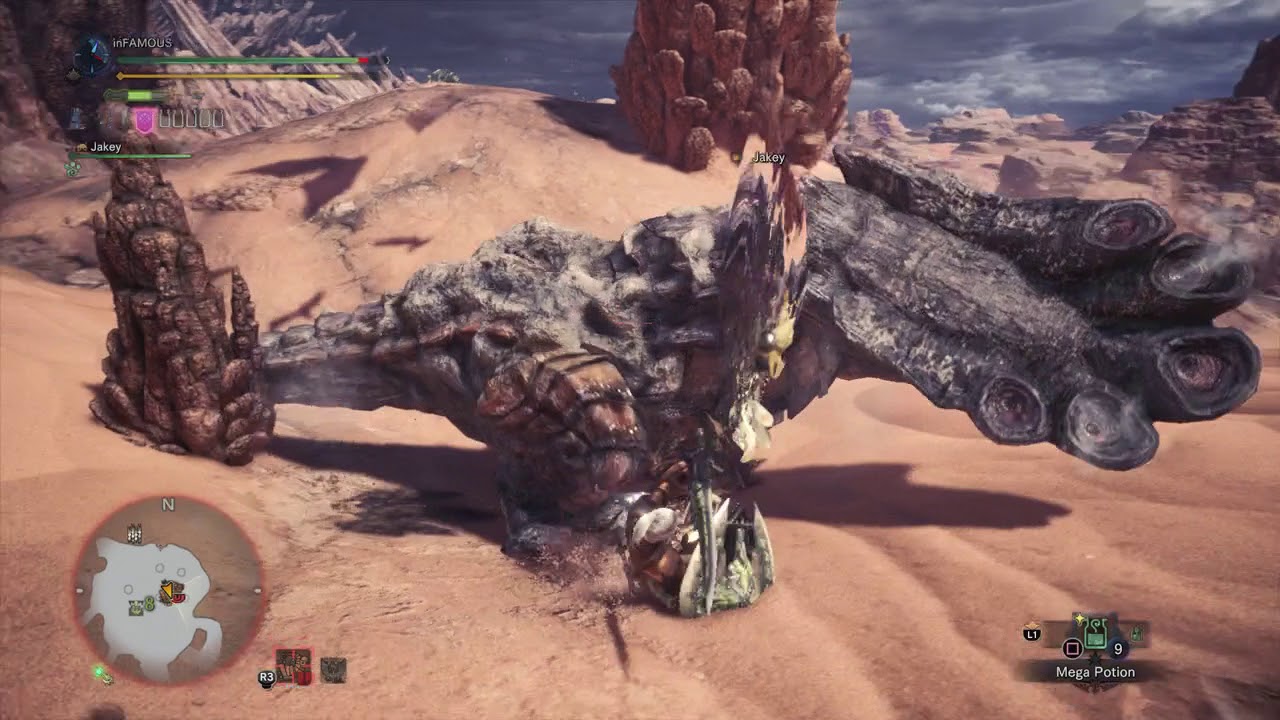 Monster Hunter World: Charge Blade Gameplay - YouTube