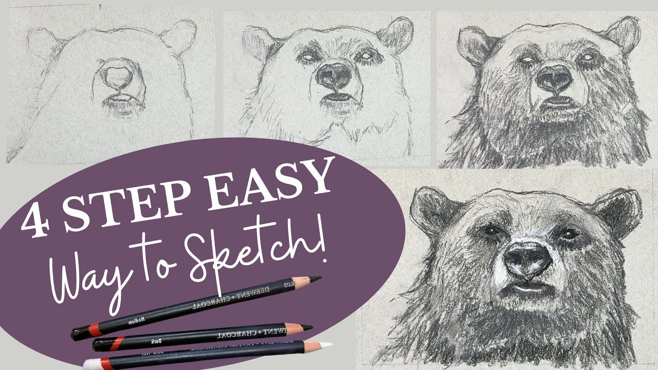 Unlock Your Sketching Potential In 4 Easy Steps! Perfect For Beginners ...