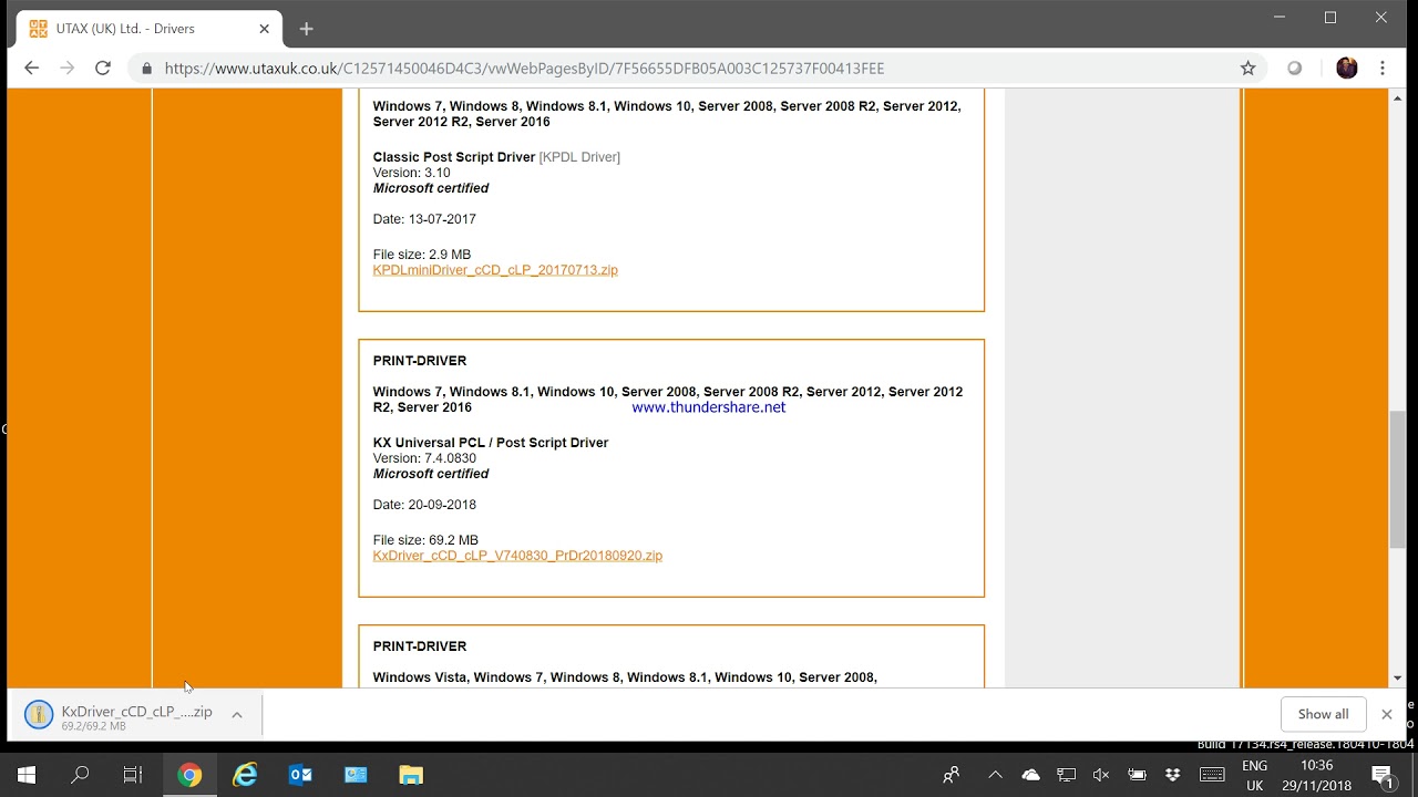 Printer installation UTAX - YouTube