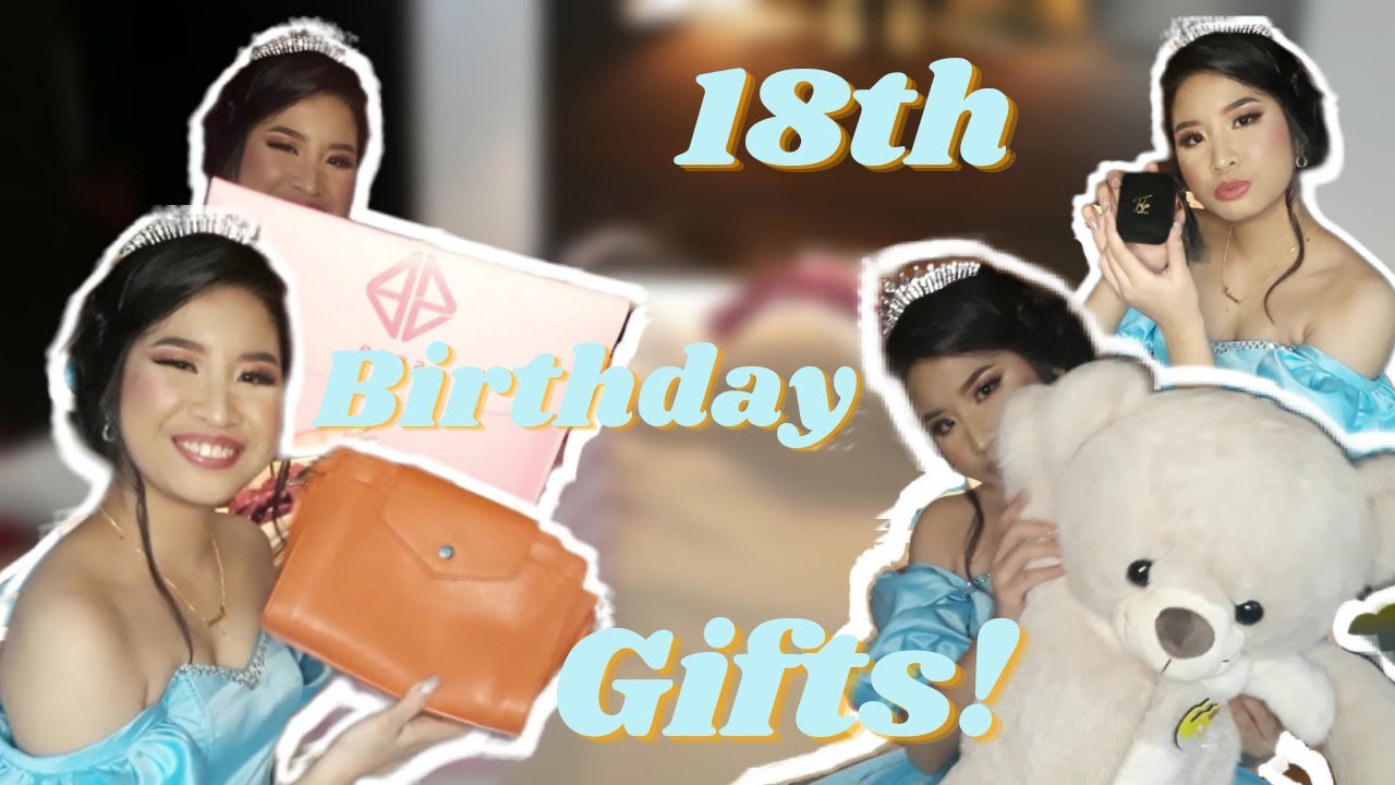UNBOXING MY 18TH BIRTHDAY GIFTS! | Princess Aguilar - YouTube