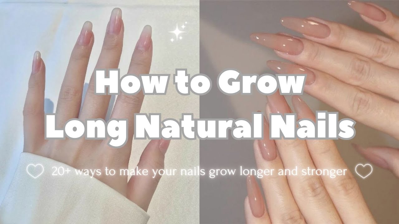 How to Grow Long Natural Nails at Home 💅🏻 🌸 Aesthetic Nail Care Tips 🧴🎀 ...