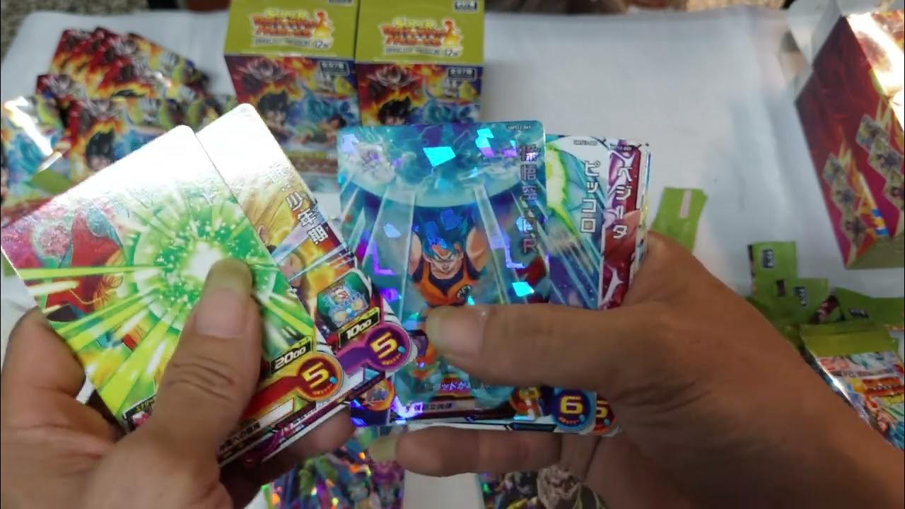 【Dragon Ball Heroes 七龍珠英雄】UMT12 -開盒4盒 看看這彈我們是否直達非洲或是歐洲!!! - YouTube