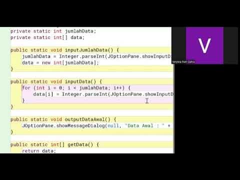 Presentasi Tugas Sort Java API Fondasi Pemograman dan Struktur Data - YouTube