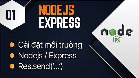 Nodejs Express - YouTube