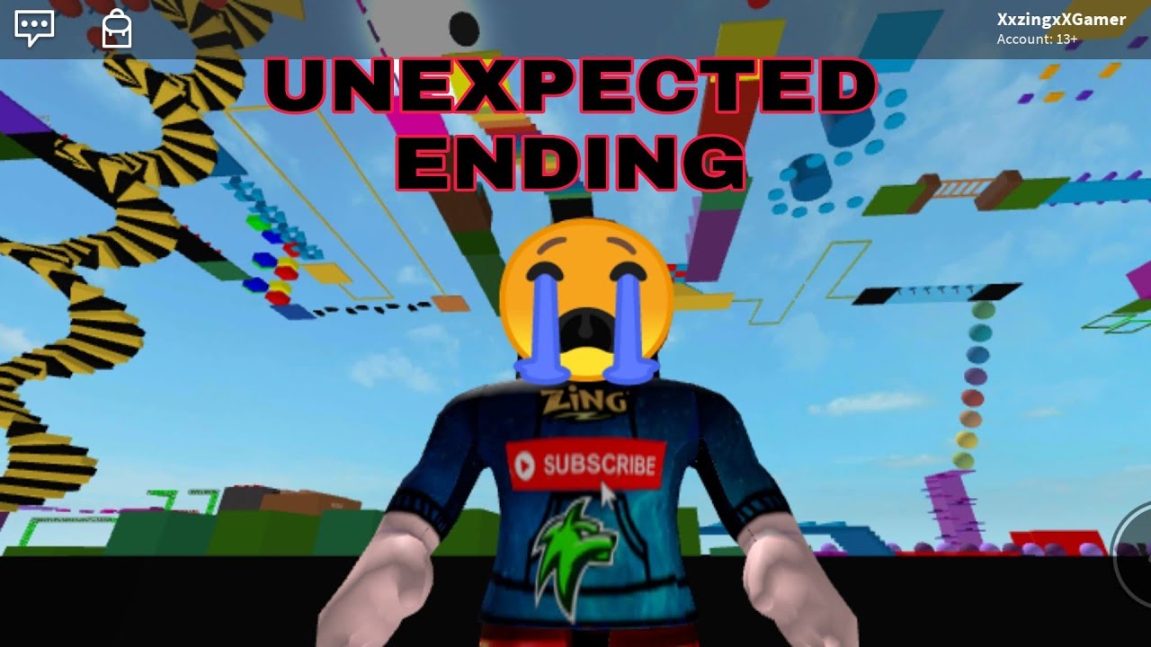 Roblox obby game but unexpected ending - YouTube