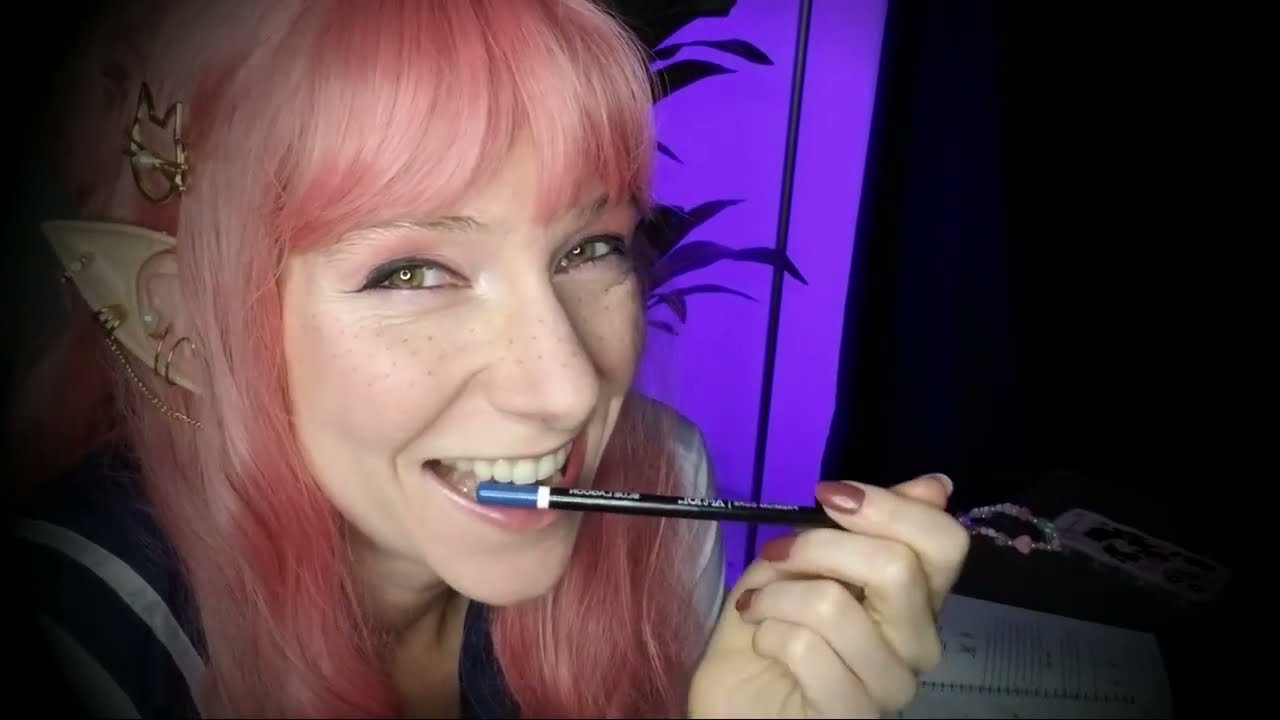 Flirty Classmate |ASMR| *Roleplay *Personal Attention *Pencil Noms* 👄 ...