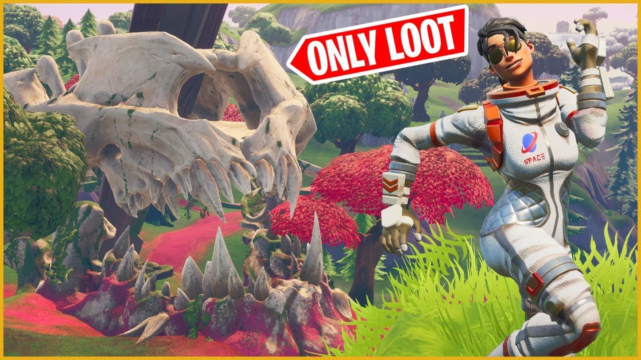 Monster Skeleton Loot Only In Fortnite - YouTube