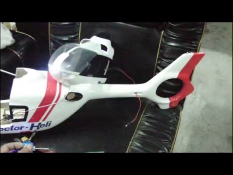 EC135 450size LED lighting setup (Heliartist Remote contorol light ...