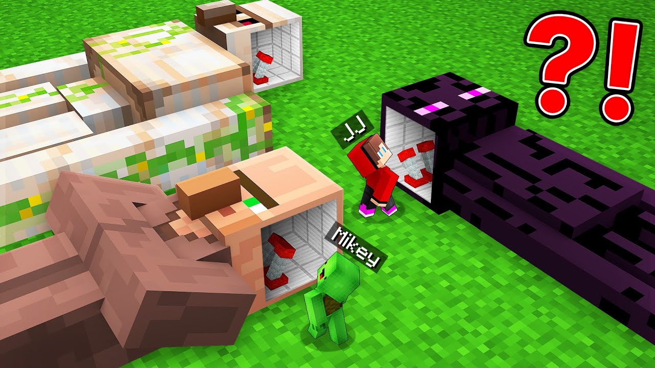 Mikey and JJ Can Control ANY MOB in Minecraft (Maizen) - YouTube
