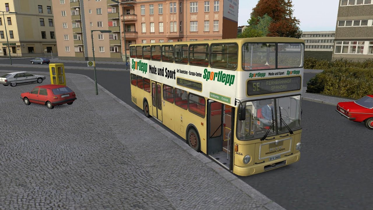 OMSI 2 - Berlin Spandau; Linka 5E: Waldkrankenhaus-Fernbahnhof Spandau ...