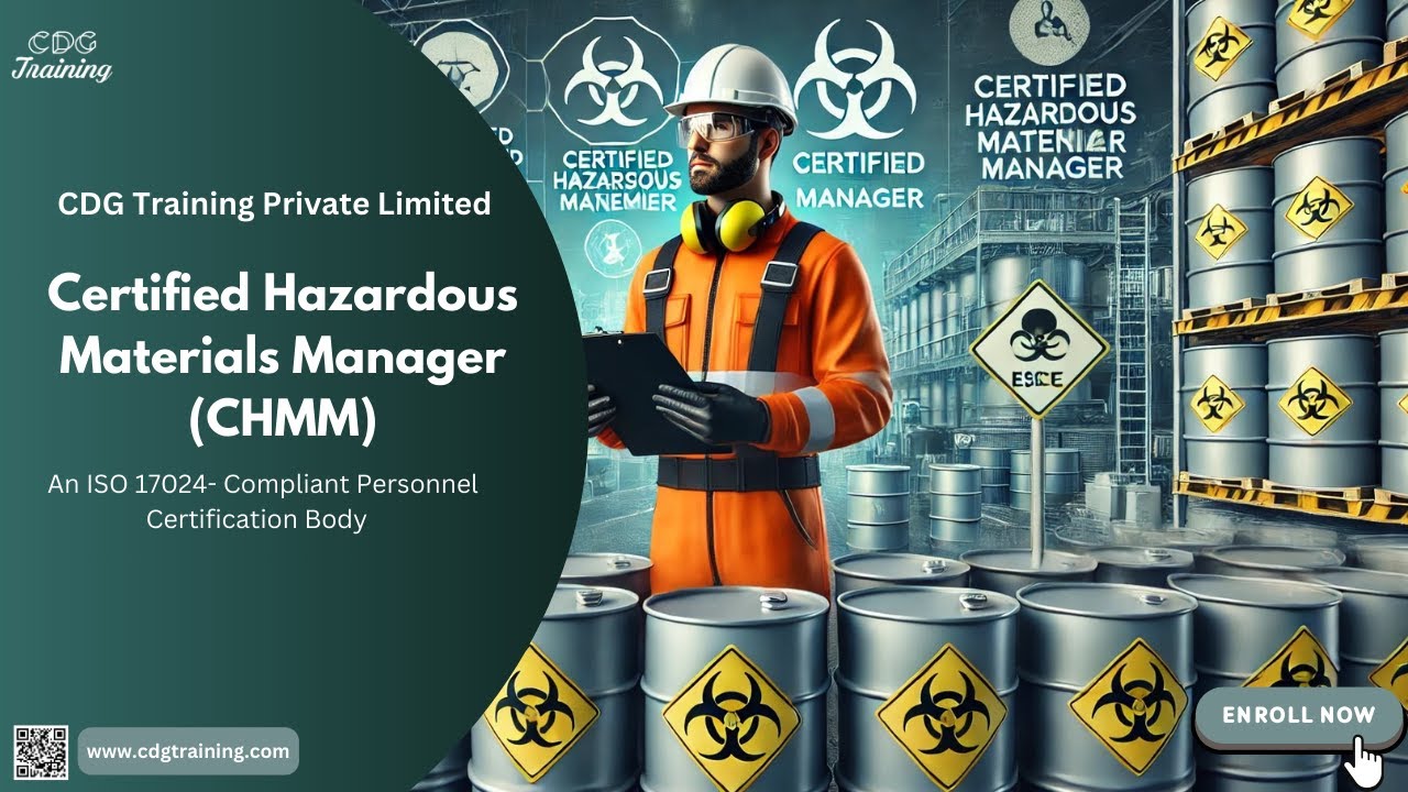 Certified Hazardous Materials Manager (CHMM) Course | Your Path to CHMM ...
