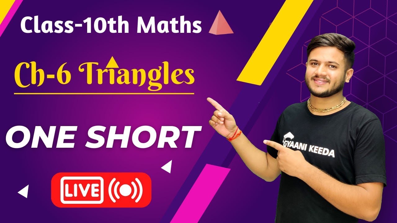 chapter - 6 Triangles one shot | one shot class 10 maths - YouTube