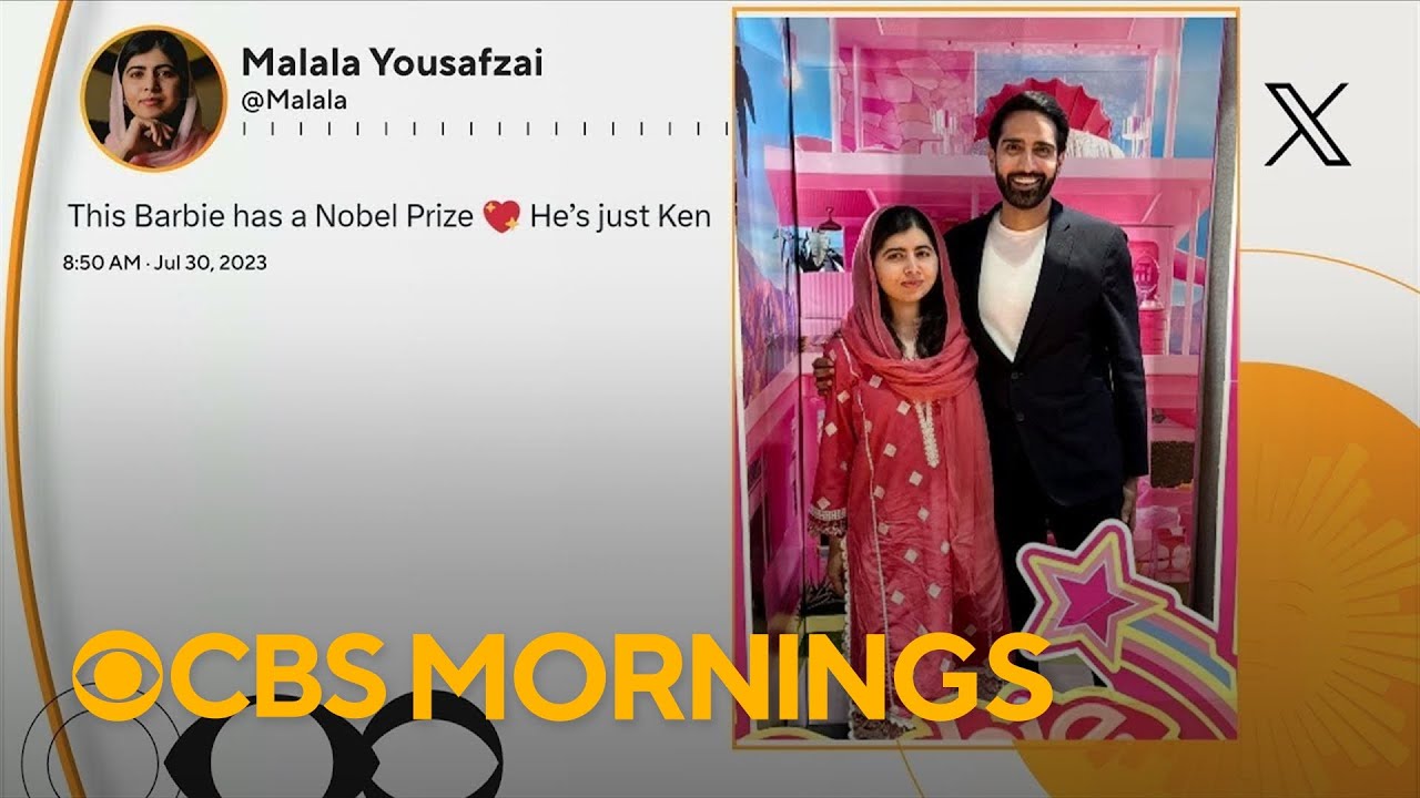 Malala Yousafzai has playful "Barbie" moment with husband - YouTube