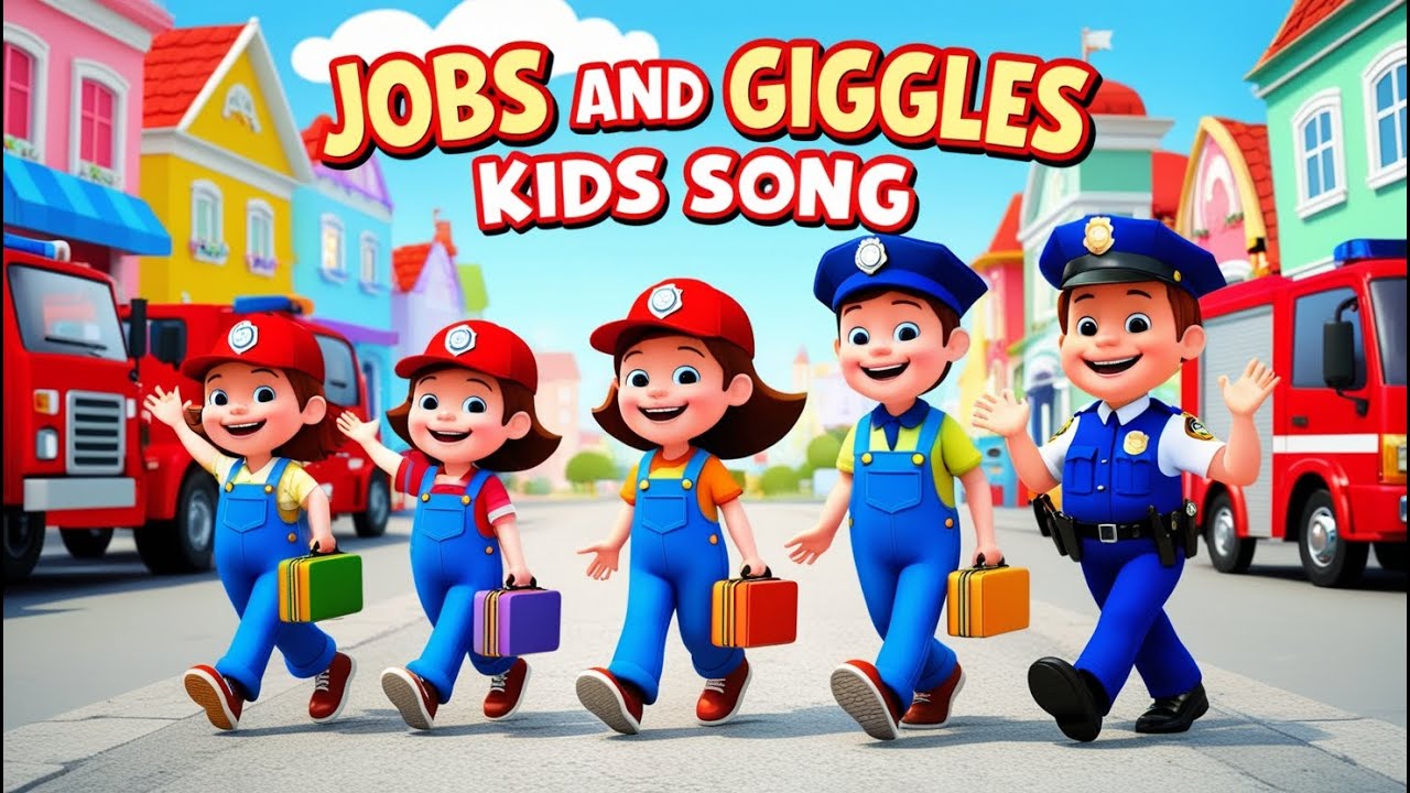 Jobs and Giggles: Fun Learning Song About Community Helpers | Kids ...