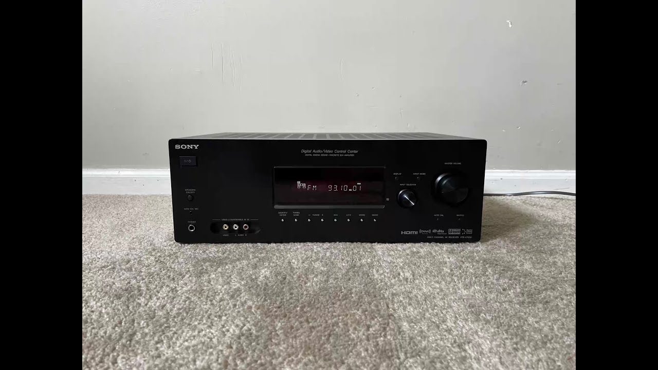 Sony STR-K7200 5.1 HDMI Home Theater Surround Receiver - YouTube