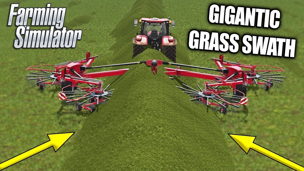 GIGANTIC GRASS SWATH - THIS IS WHY I LOVE FARMING SIM MULTIPLAYER ...