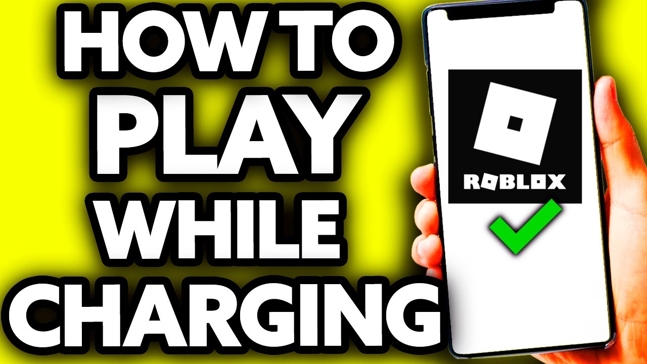 How To Play Roblox While Charging [BEST Way!] - YouTube