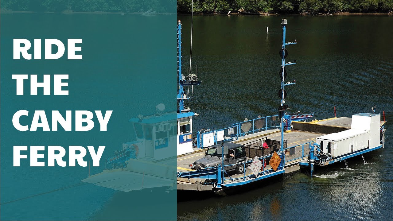 Ride the Canby Ferry in Oregon - YouTube