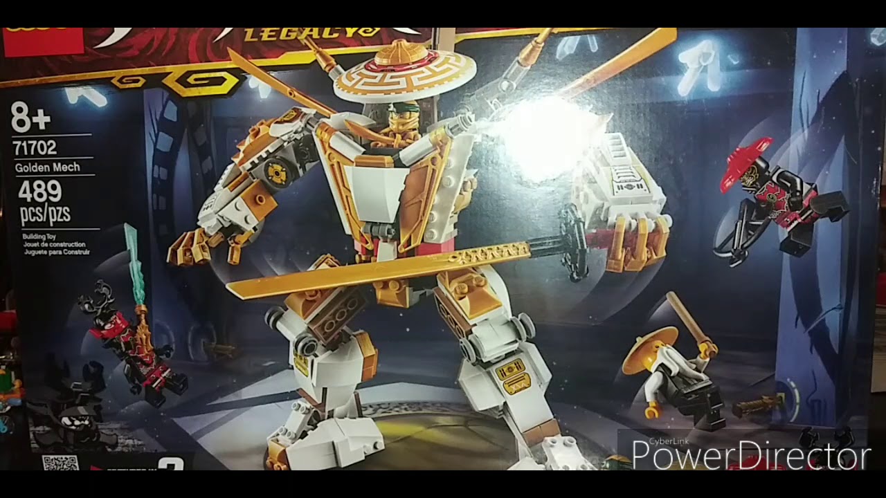 Building the Ninjago Golden Mech: Set 71702: Ninjago Legacy - YouTube