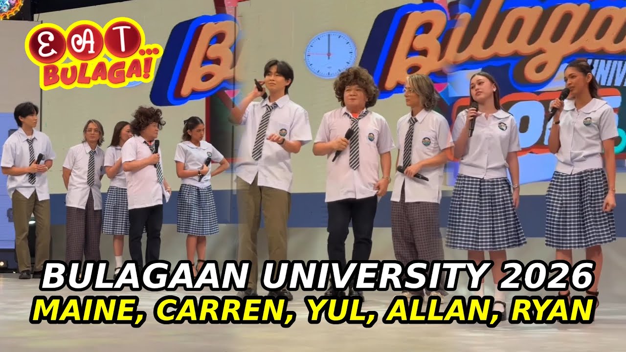 Bulagaan University 2026: Dabarkads Maine, Carren, Allan K, Yul & Ryan ...