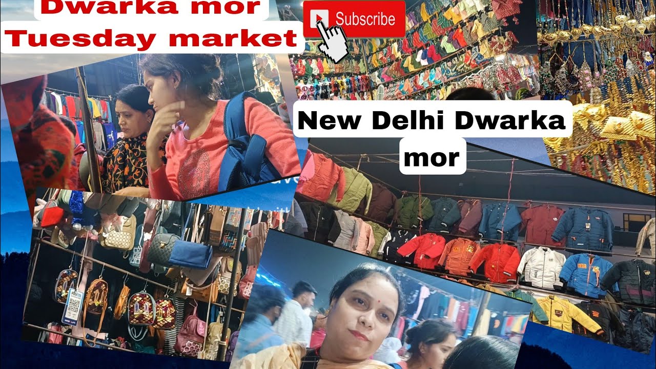 🙏 Shopping Market 🛍️ // Dwarka Mod New Delhi famous market Dwarka Mod ...