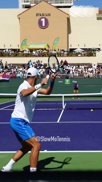 Novak Djokovic Explosive Forehands Up Close Slow motion #slowmotion #tennis #novakdjokovic - YouTube