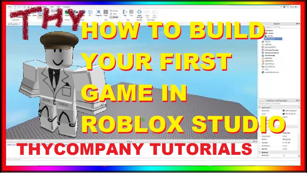 How to Build your First Roblox Game! ThyCompany Tutorial in Roblox ...