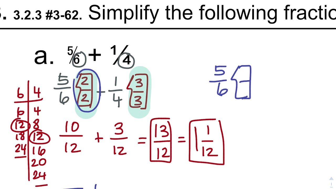 #3a-math 7 Unit 3 Test Corrections - Youtube