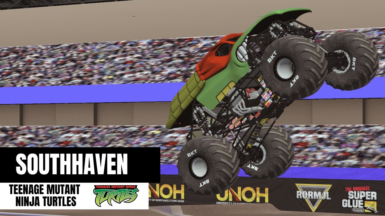 Rigs of Rods Monster Jam TMNT Freestyle Southhaven - YouTube